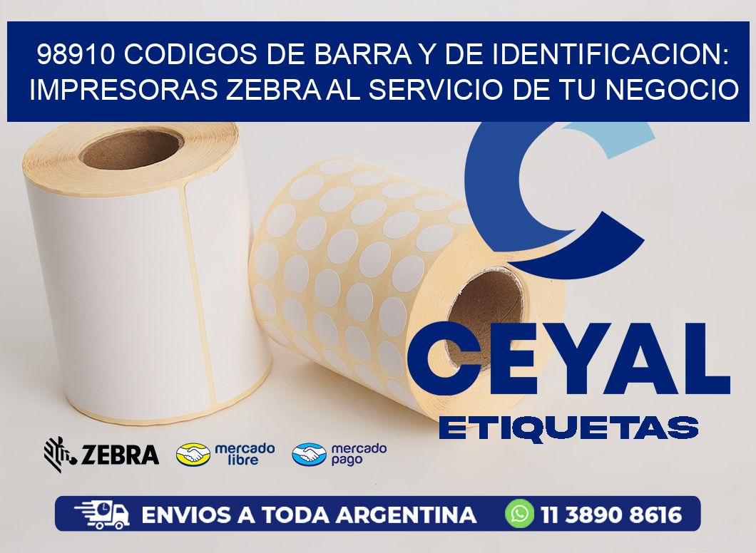 98910 CODIGOS DE BARRA Y DE IDENTIFICACION: IMPRESORAS ZEBRA AL ...